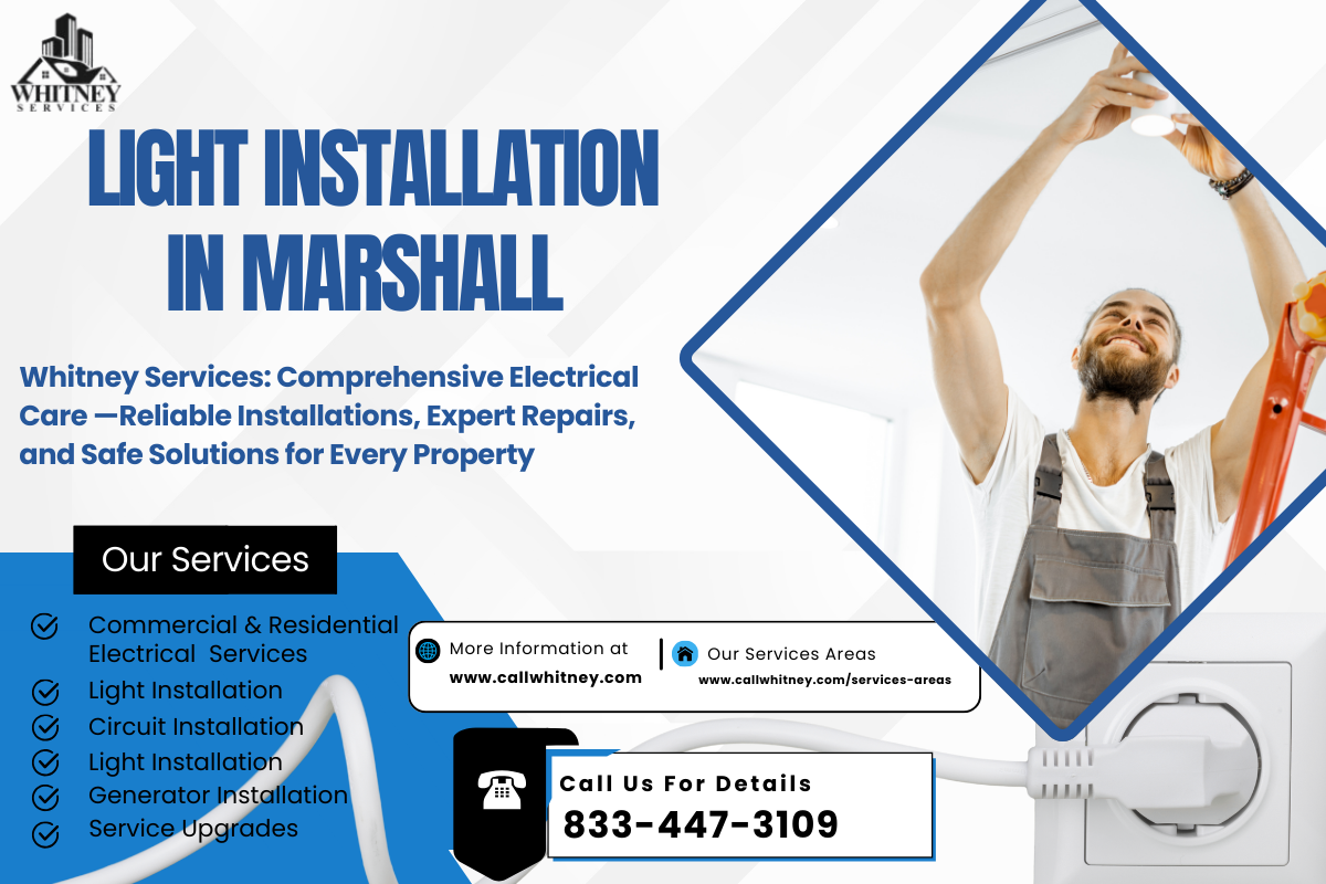 Custom Light Installation in Marshall, MI