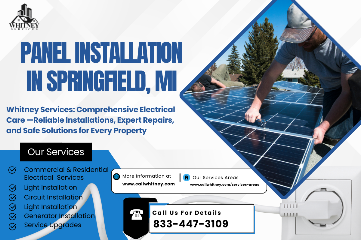 New Panel Installation in Springfield for Your Home