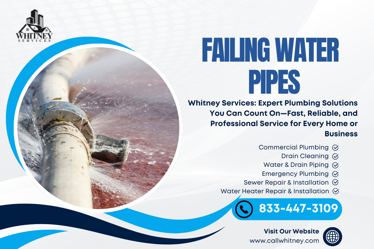 Signs of Failing Water Pipes | Whitney Services