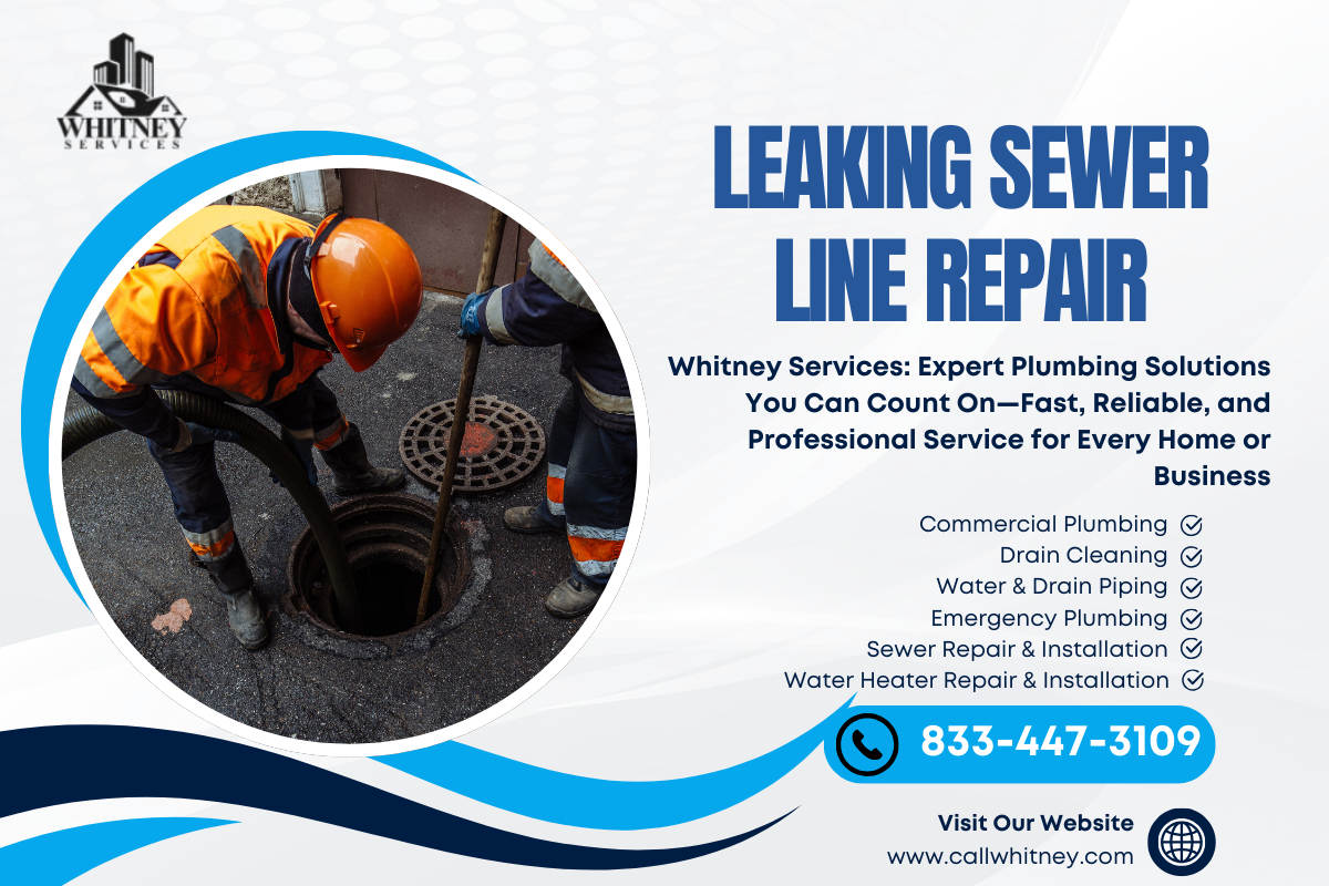 Common Causes of Leaking Sewer Line Repair