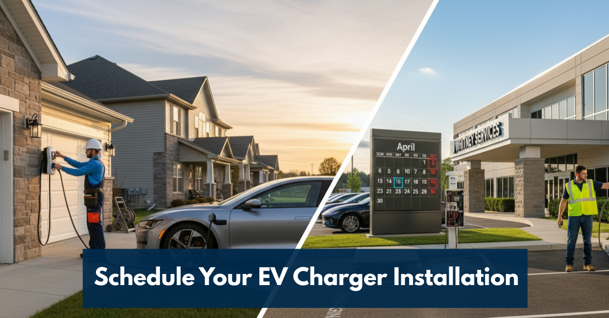 Best Time to Schedule Your EV Charger Installation - Whitney Services
