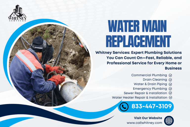 Water Main Replacement, Best Plumber | Whitney Services
