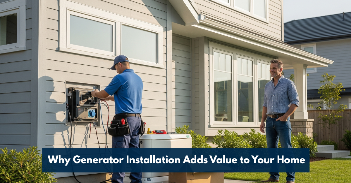 Why Generator Installation Adds Value to Your Home - Whitney Services