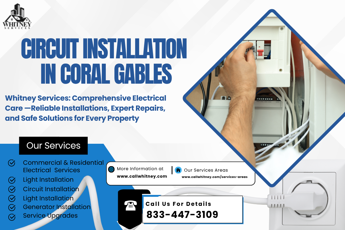 Circuit Installation in Coral Gables, FL