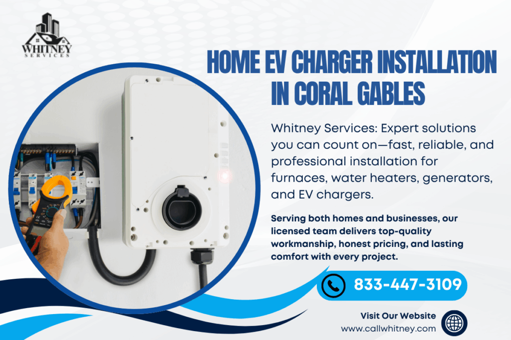 Home EV Charger Installation in Coral Gables