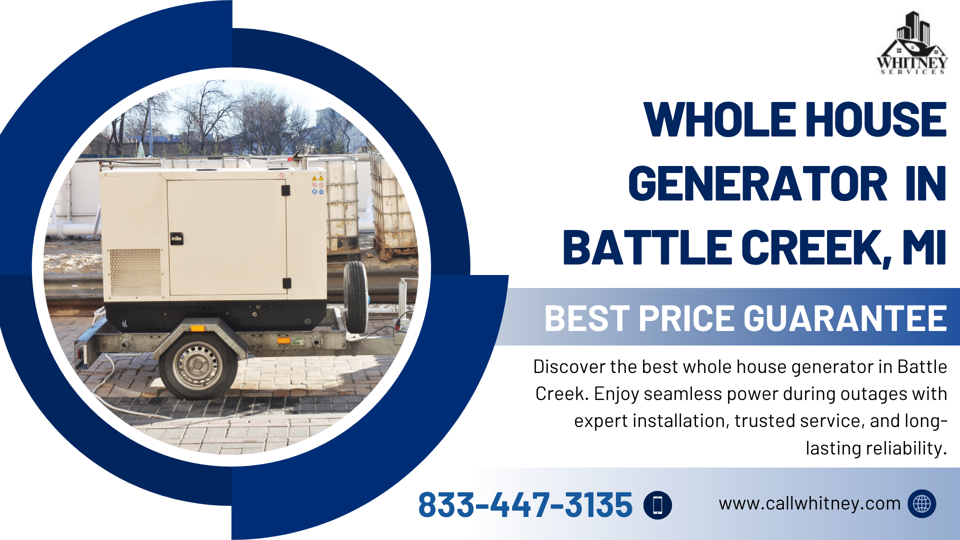 Whole House Generator in Battle Creek | Stay Powered Always