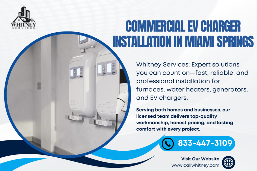 Commercial EV Charger Installation in Miami Springs