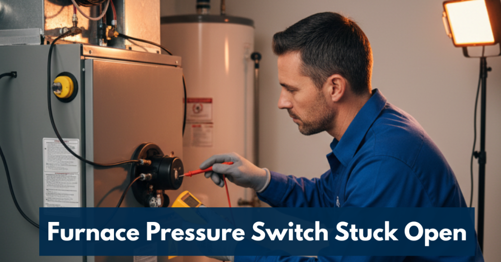 Furnace Pressure Switch Stuck Open? Here’s What You Should Do