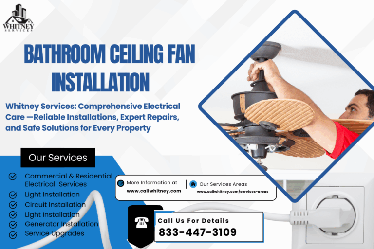 Step-by-Step Guide to Bathroom Ceiling Fan Installation