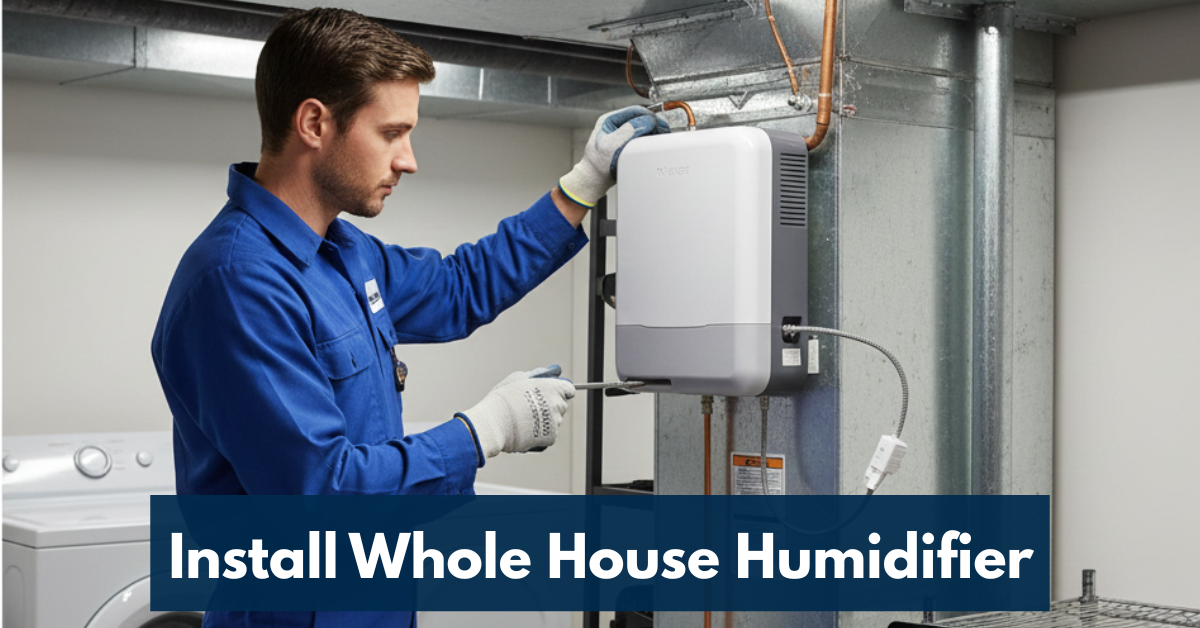 How to Install Whole House Humidifier Safely in Farmington Hills
