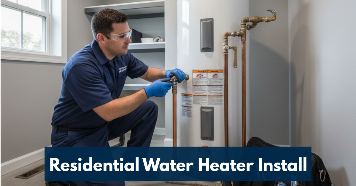 Residential Water Heater Install in West Bloomfield, MI