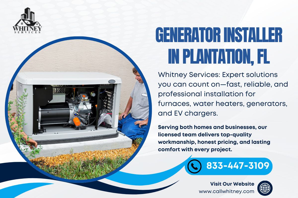 Generator Installer in Plantation