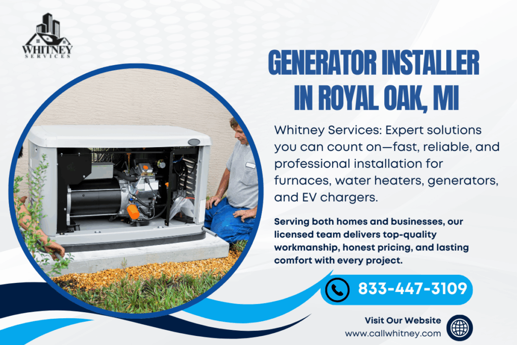 Generator Installer in Royal Oak