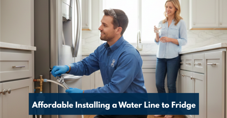 Installing a Water Line to Fridge in Williamston, MI