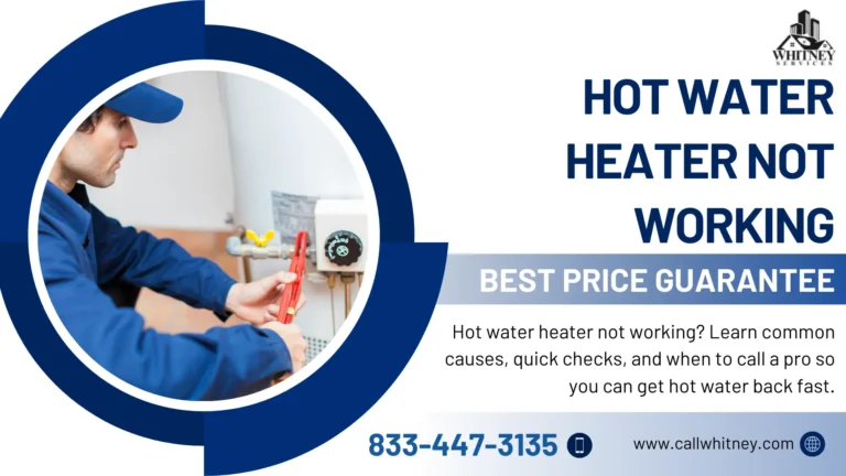 Hot Water Heater Not Working? Quick Fixes to Try Now